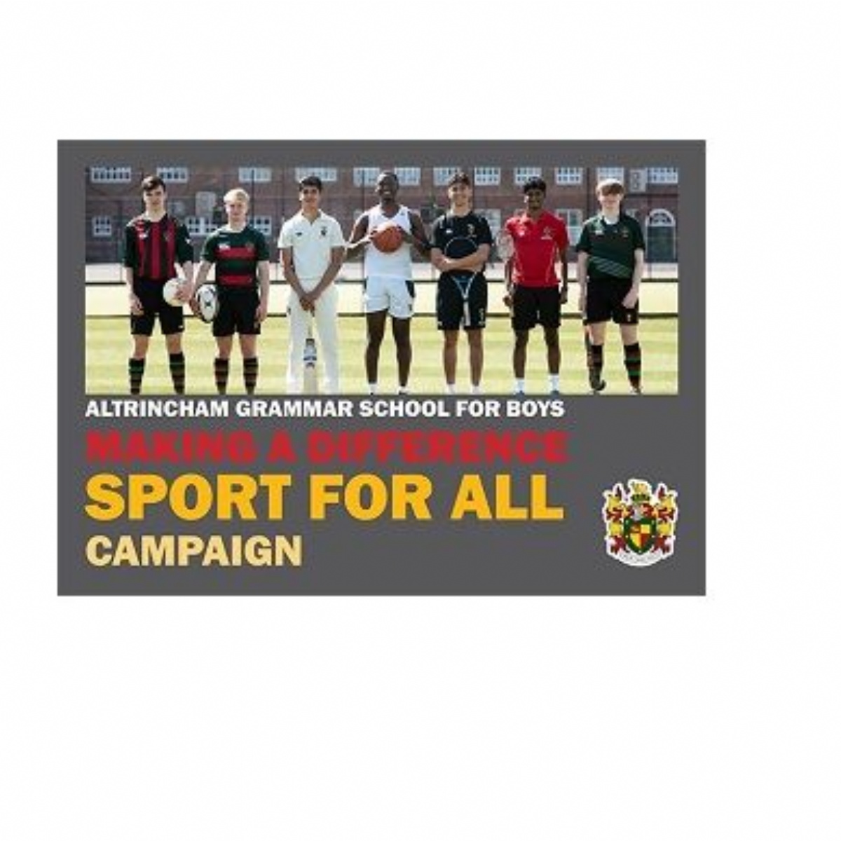 Altrincham Grammar School for Boys - AGSB Campaign - SPORT FOR ALL