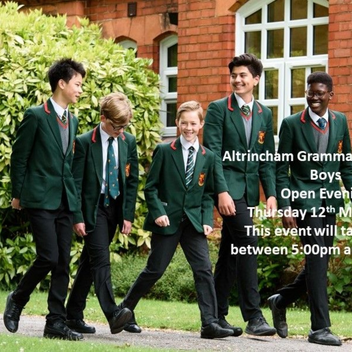 Altrincham Grammar School for Boys - AGSB Open Evening