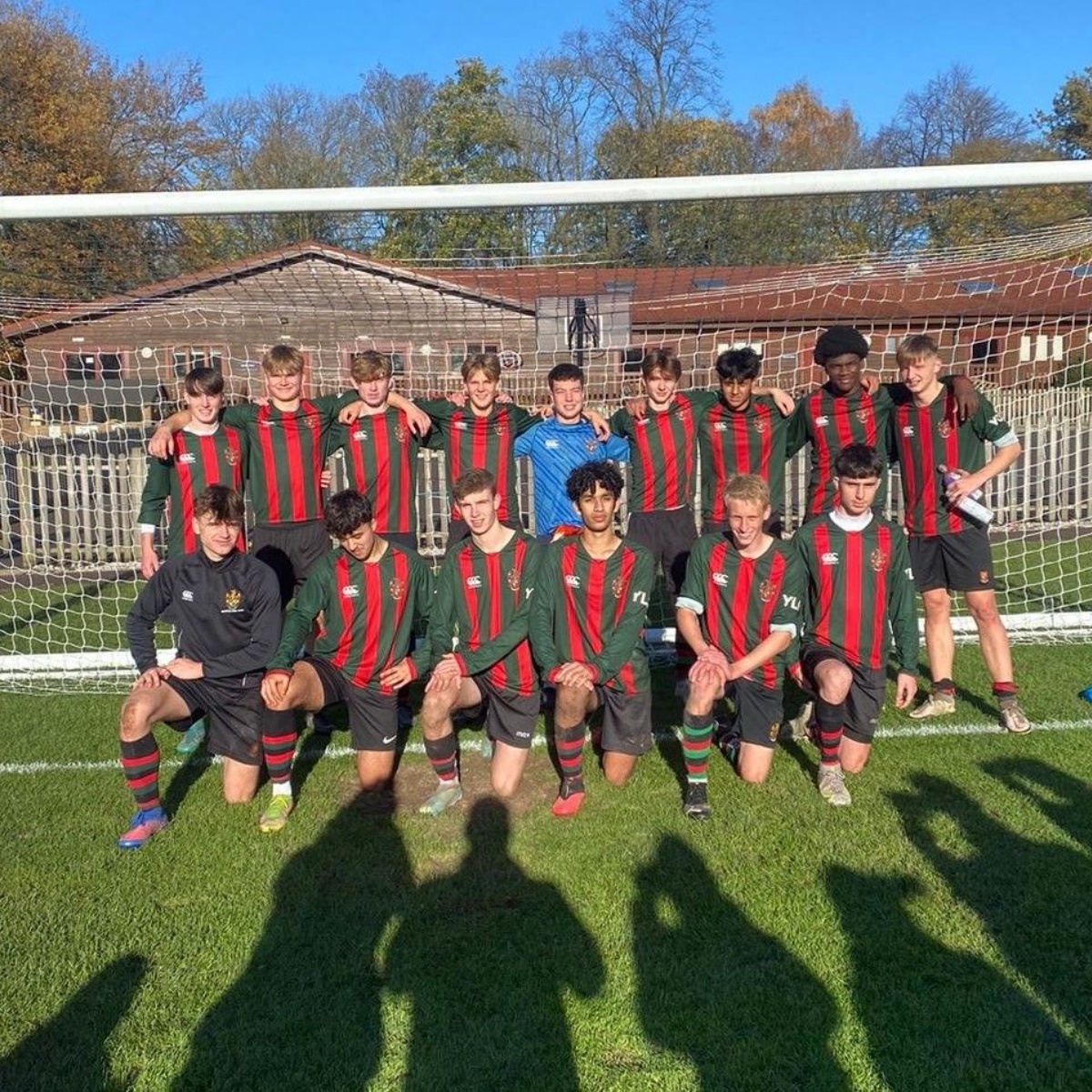 Altrincham Grammar School for Boys - AGSB 1st XI on the road to success!