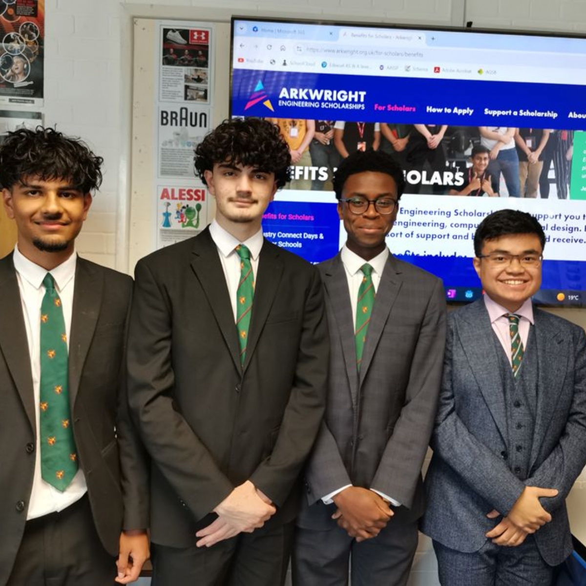 Altrincham Grammar School for Boys - Arkwright Scholarships Success